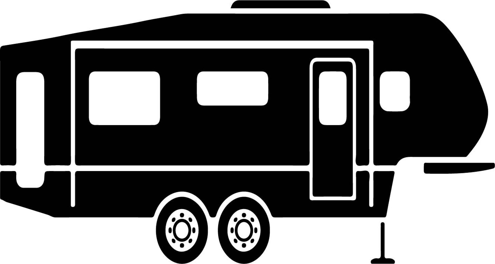 5th Wheel Camper Svgpngjpegepsdxfaipdf Etsy