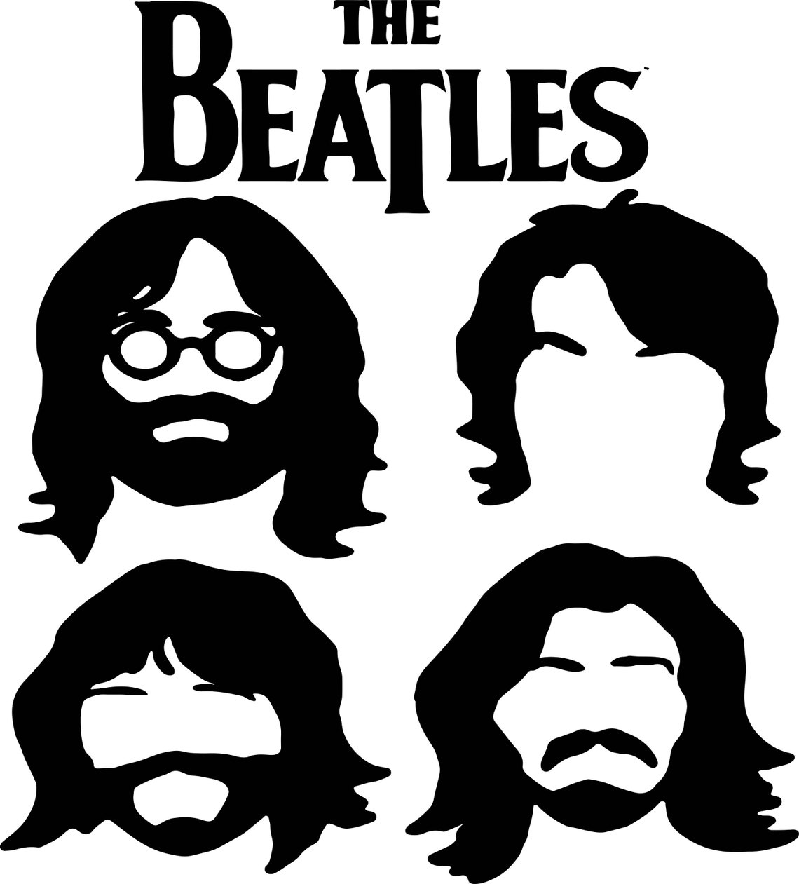 The Beatles svgpngjpeg epsdxfaipdf | Etsy