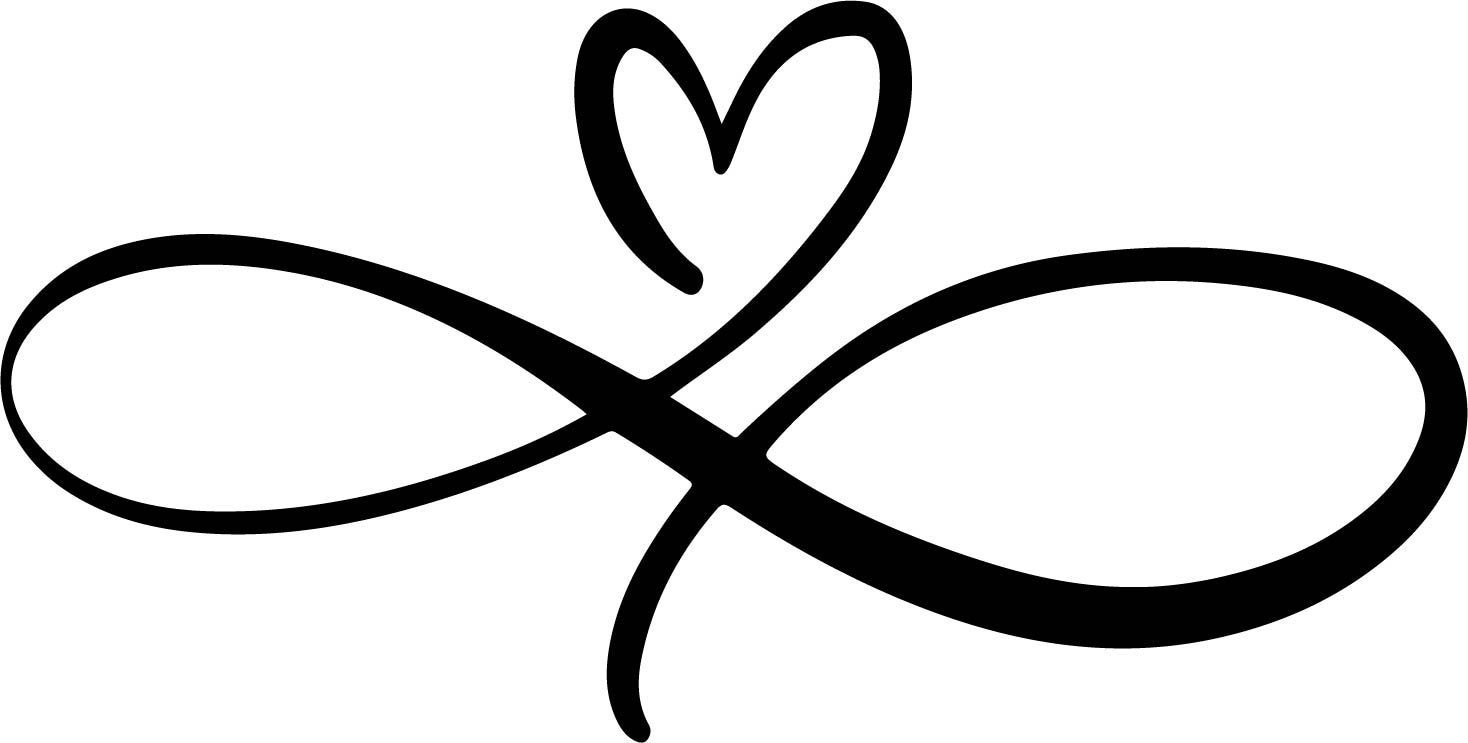 Infinity heart svgpngjpegepsdxfaipdf | Etsy