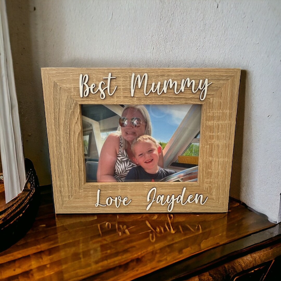 Mummy Photo Frame, Best Mummy Frame, Mothers Day Gift, Personalised ...