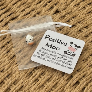 Lucky Cow, Positive Moo, Novelty Cow, Class Gift, Teacher Gift, End of ...