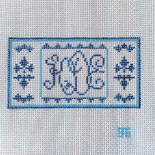 Monogram Needlepoint - Etsy