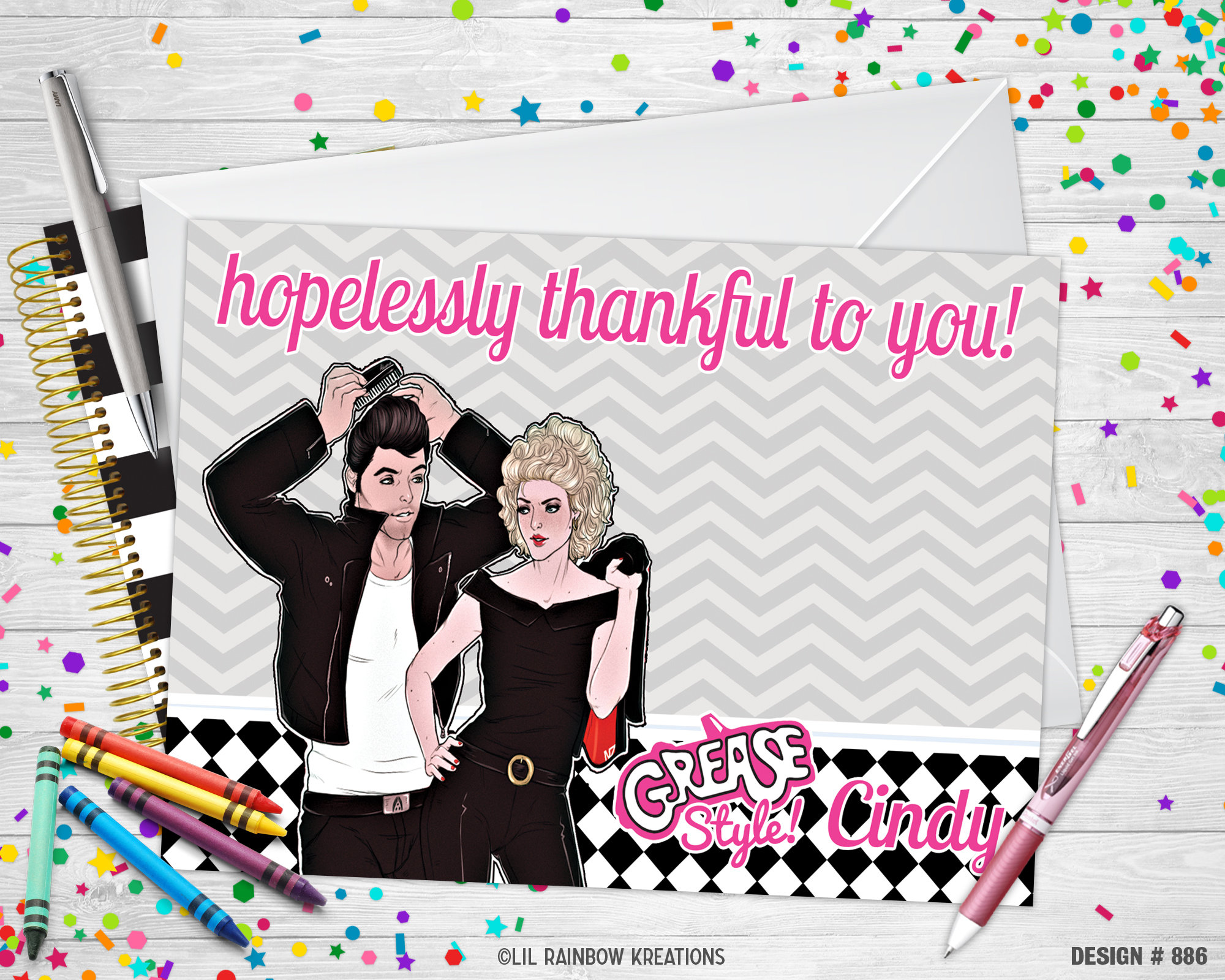 886 Grease Party Invitation - Etsy