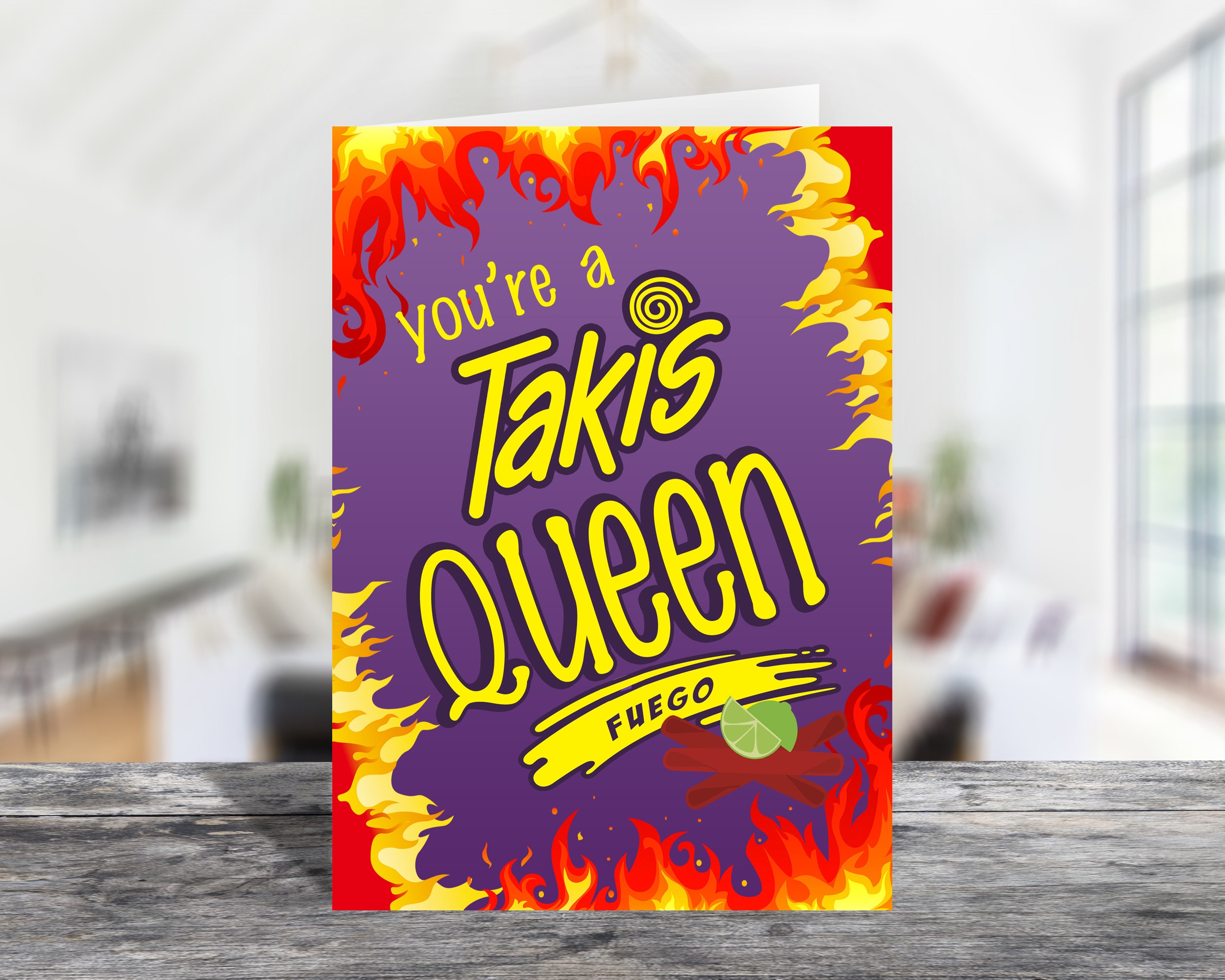 Takis Queen | Happy Birthday Card - Etsy