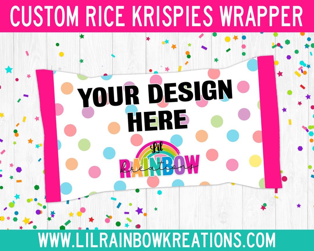 Custom Order | Rice Krispies Treat Wrapper - Etsy