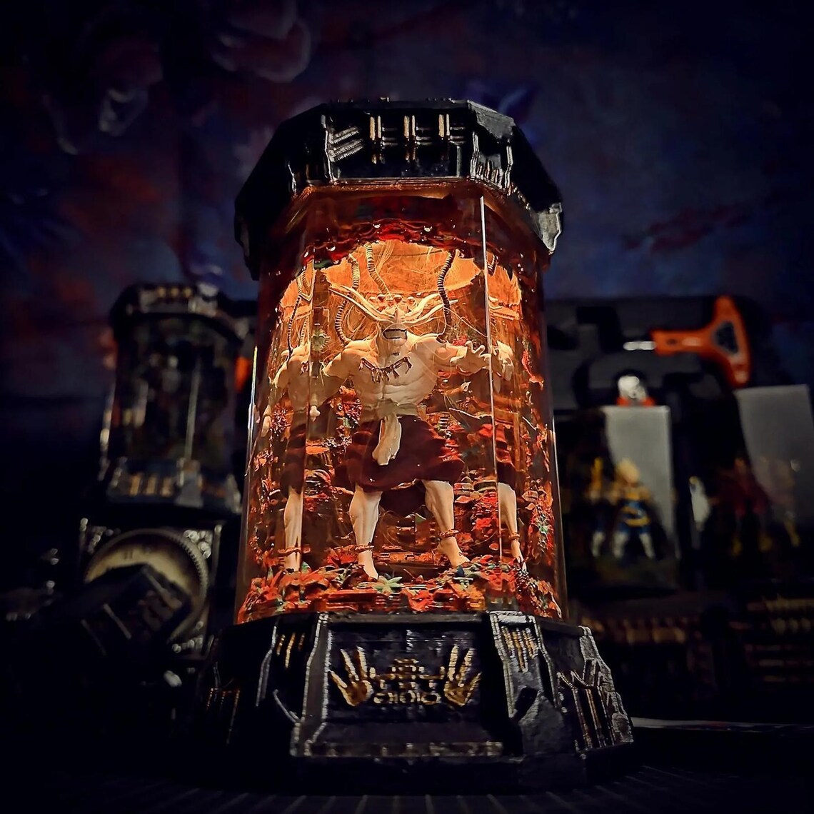 Jujutsu Kaisen Mahoraga Makora Healing Chamber Resin Lamp Anime ...