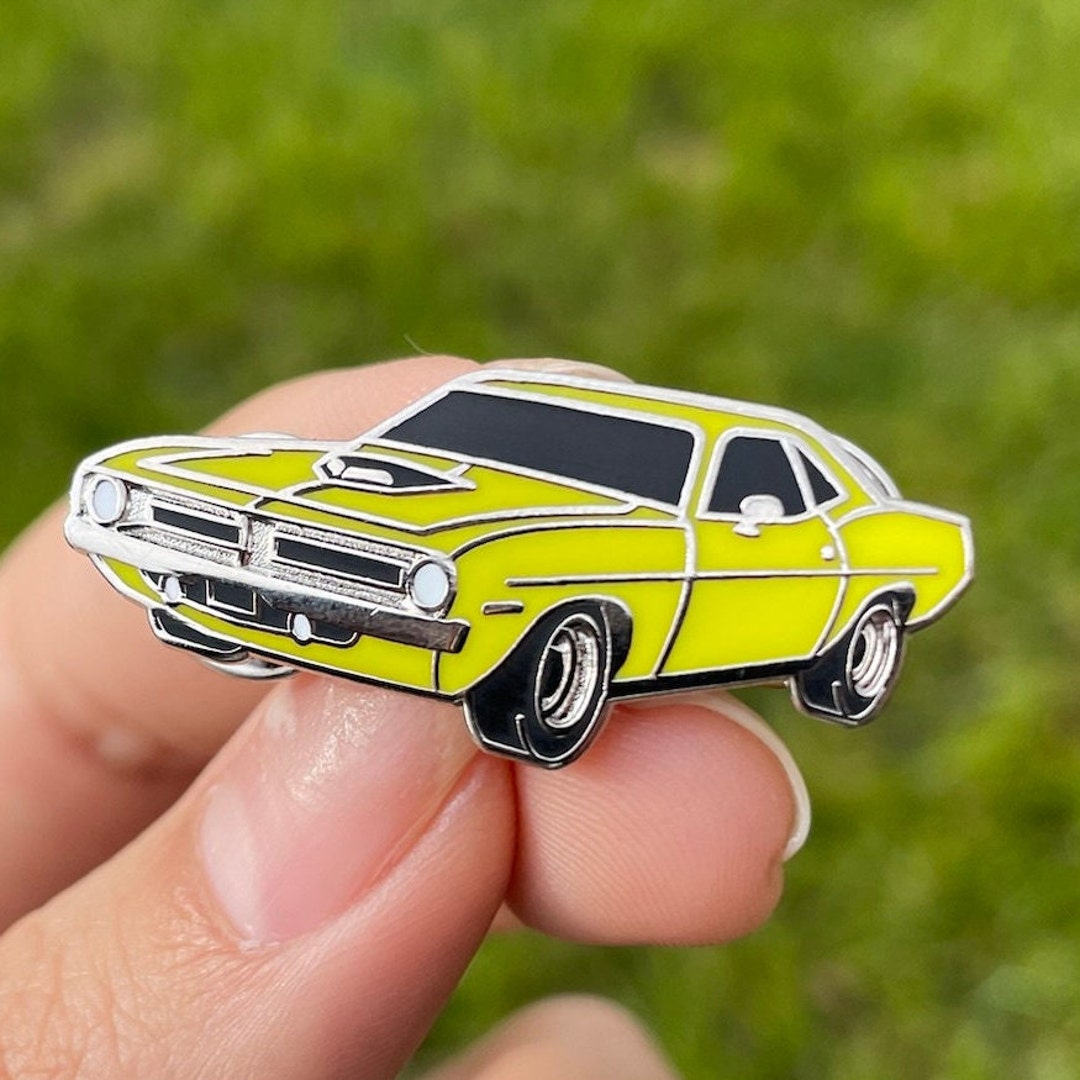 1970 Hemi Barracuda Pin: Enamel Car Lapel Pin - Etsy
