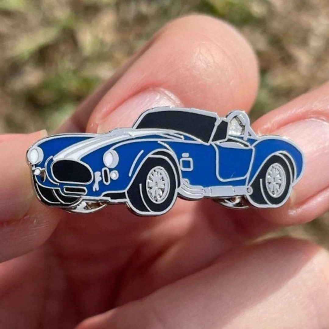 1966 Shelby Cobra Pin: Classic Roadster Enamel Pin - Etsy