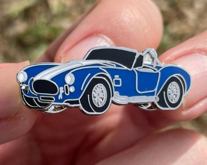 AC Shelby Cobra Enamel Auto Lapel Pin Badge Available in 5 Colors BLUE ...