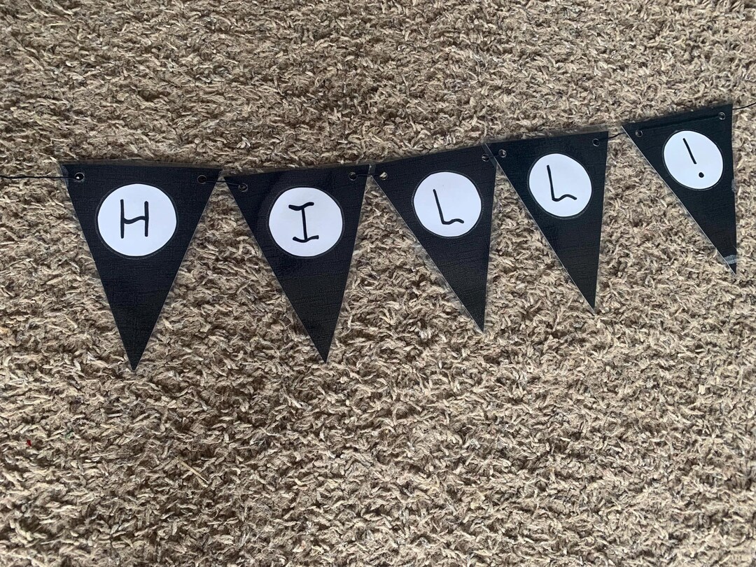 OVER THE HILL Banner - Etsy
