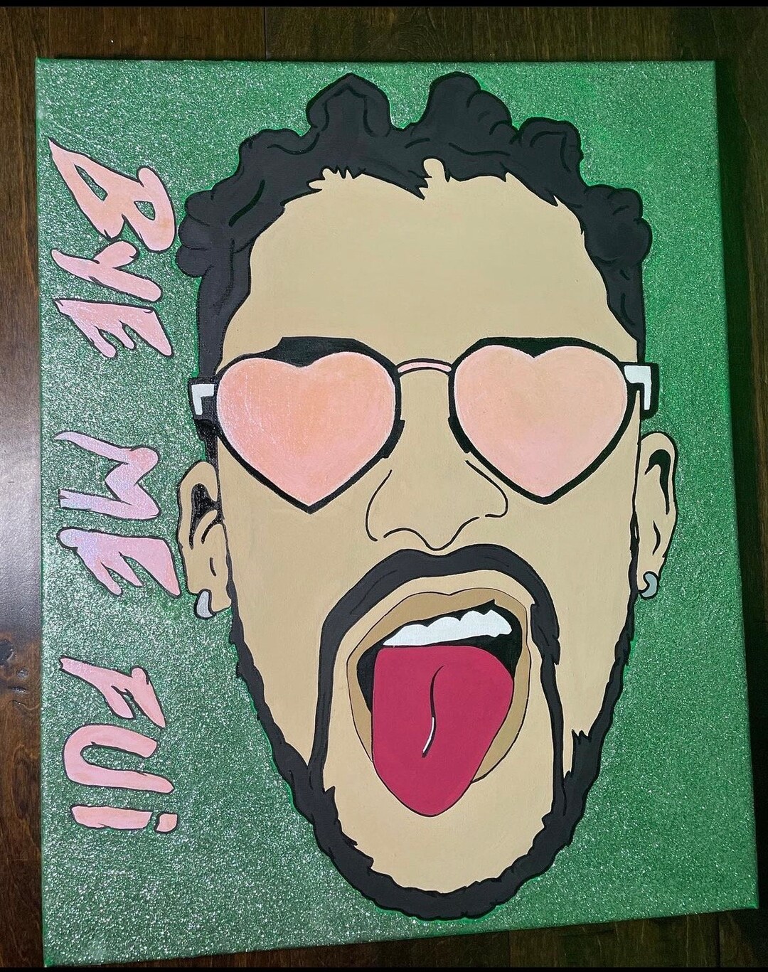 Custom Bad Bunny Painting - Etsy