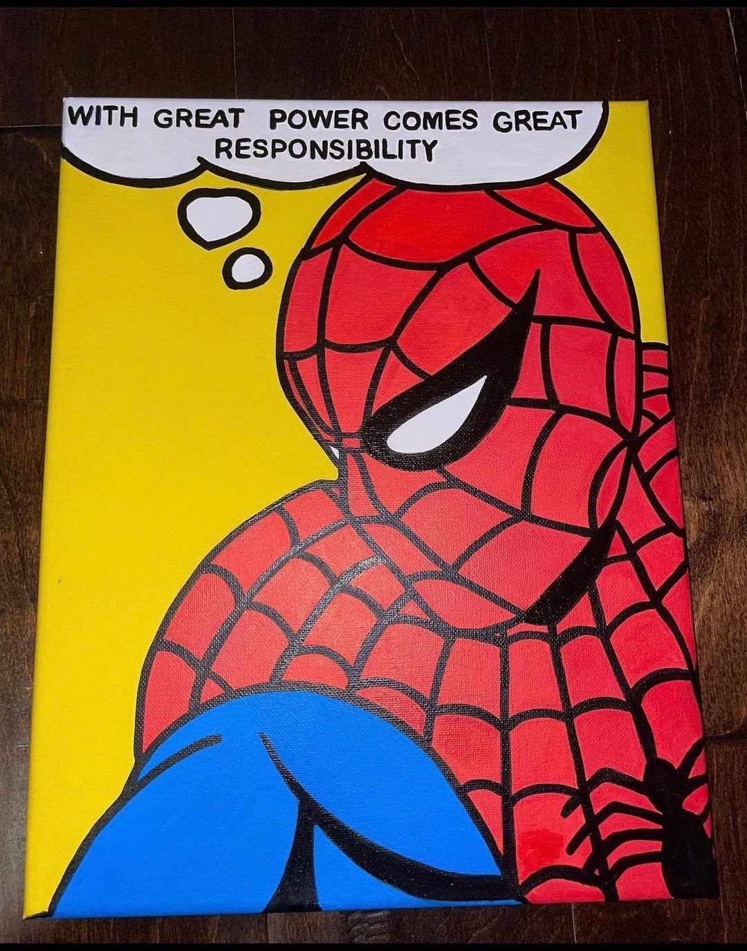 Spider Man Painting 16x20 - Etsy
