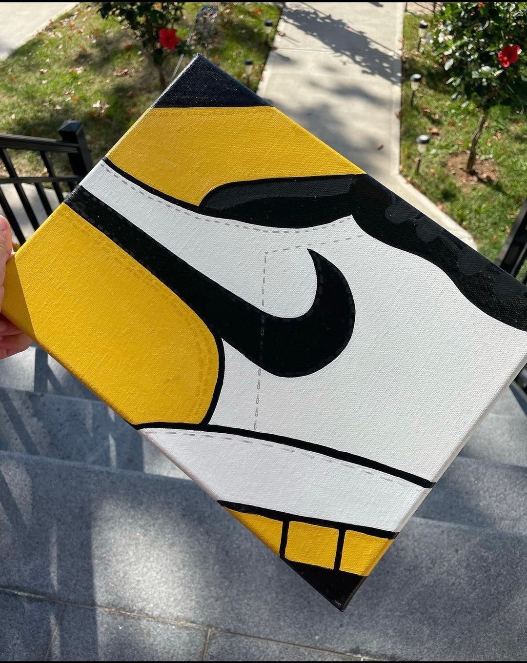 Custom Jordan 1s Painting - Etsy