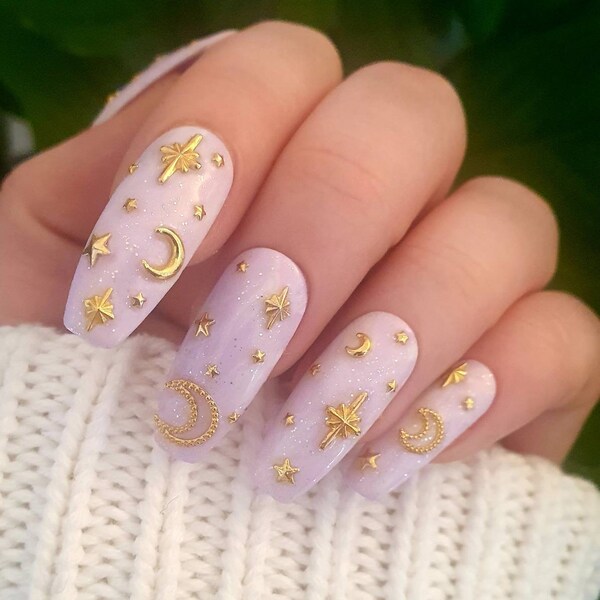 Whimsical Moth Press-on Nails - Etsy Canada