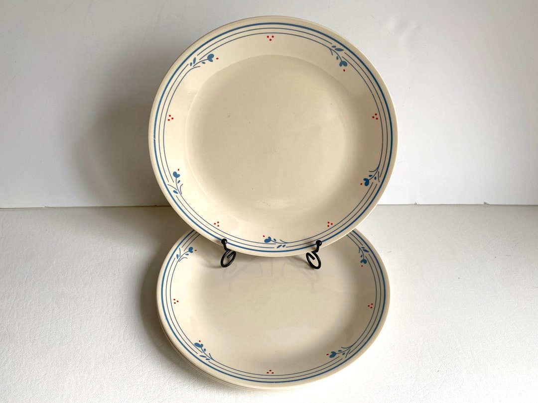 4 Vintage Corelle Country Violets 10.5 Dinner Plates - Etsy