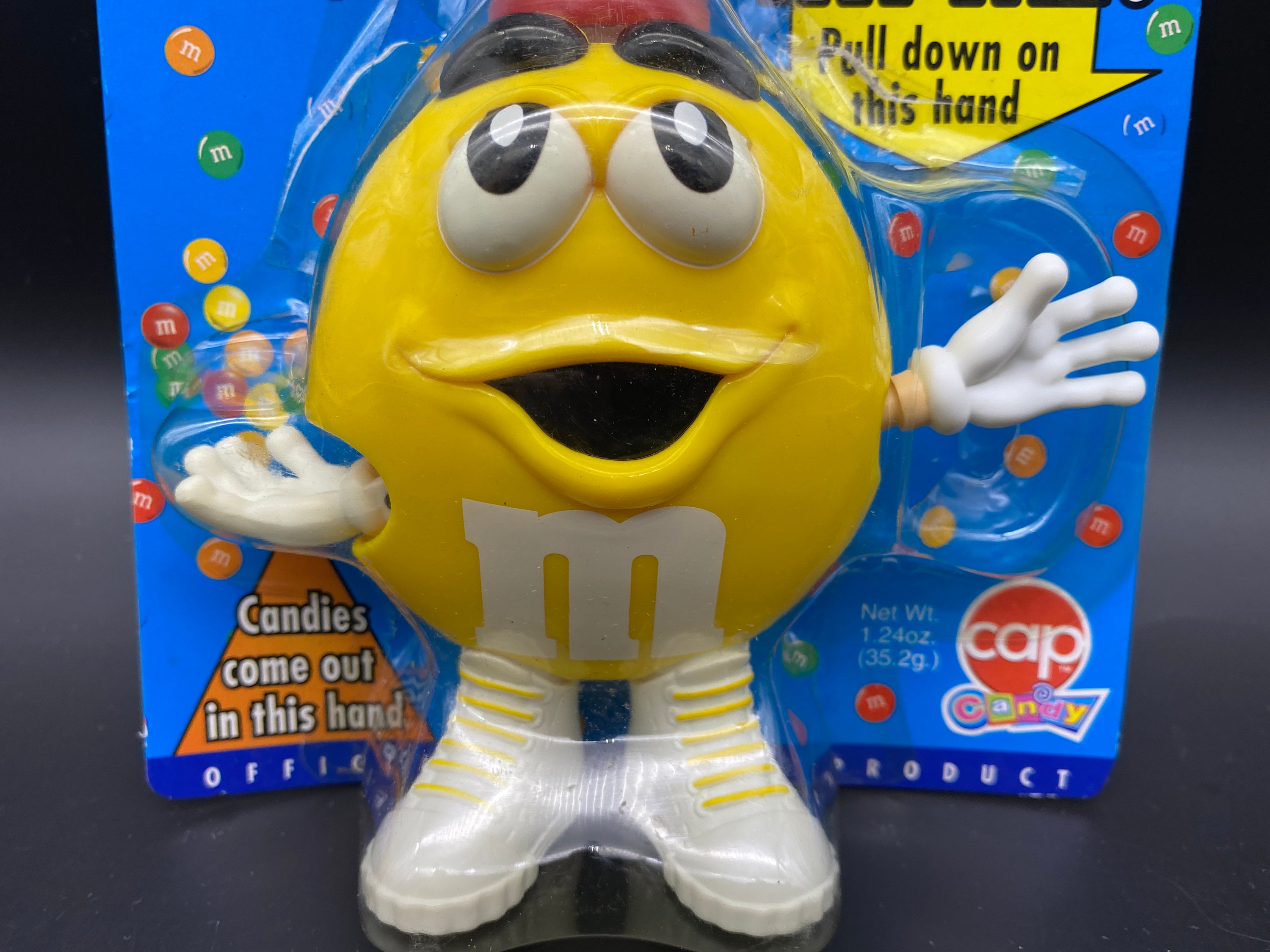 Vintage Yellow M&M Candy Hander Dispenser Sealed in Package - Etsy