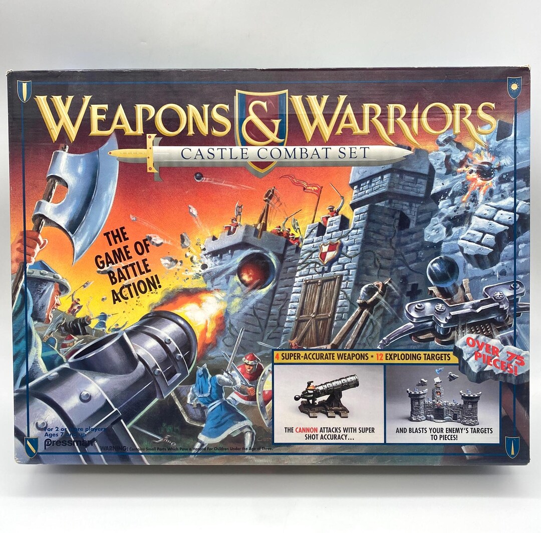 Vintage Weapons and Warriors Castle Combat Set Board Game 1994 - Etsy