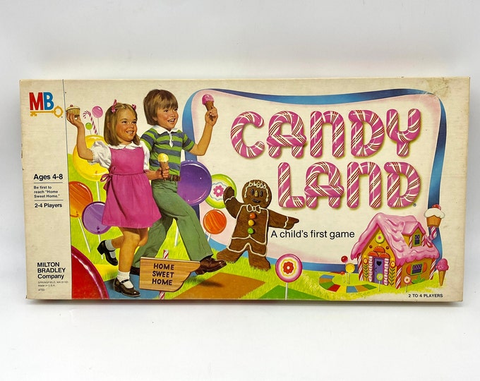Vintage Candy Land Board Game From 1978 Complete - Etsy