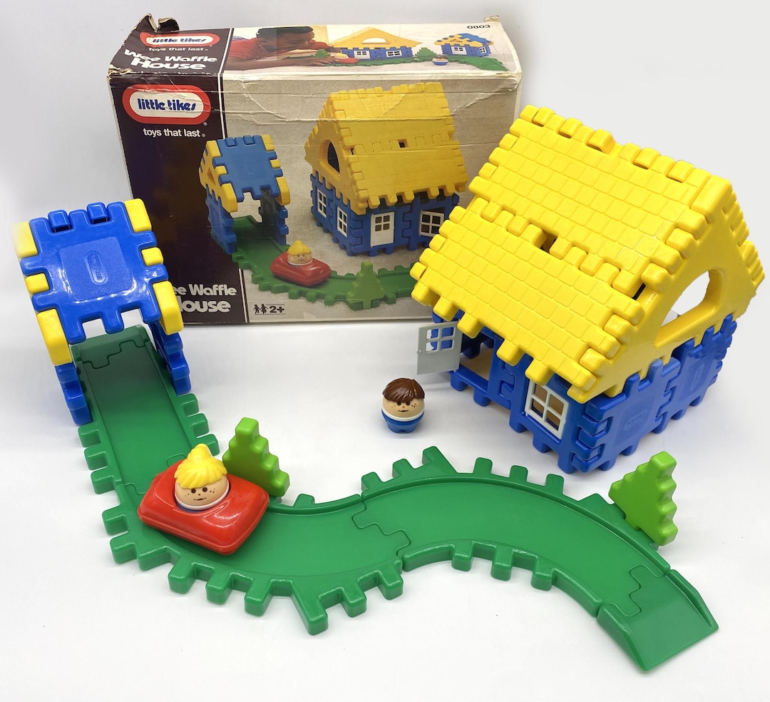 Vintage Little Tikes Wee Waffle House Set From 1990 Complete - Etsy