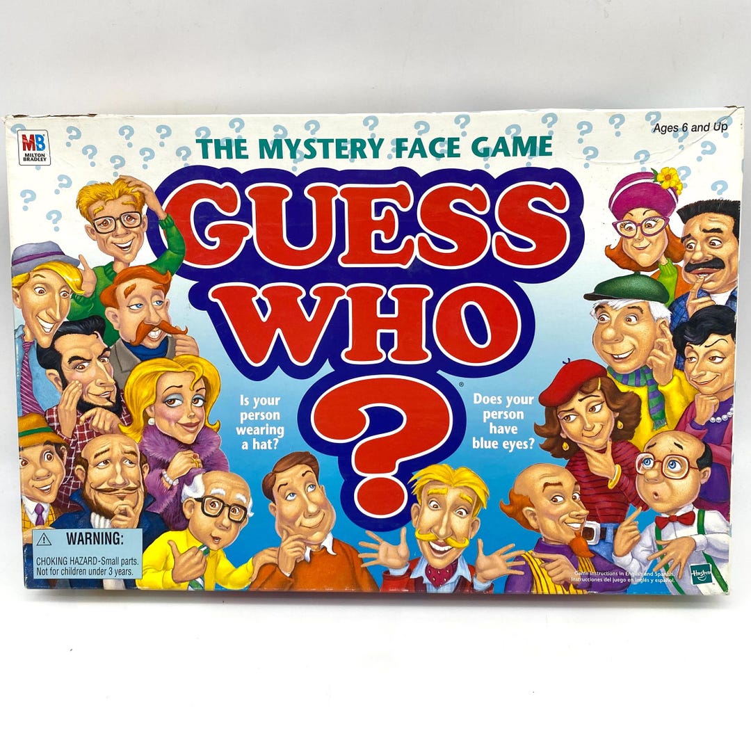 Vintage Guess Who Game From 1998 by Milton Bradley - Etsy