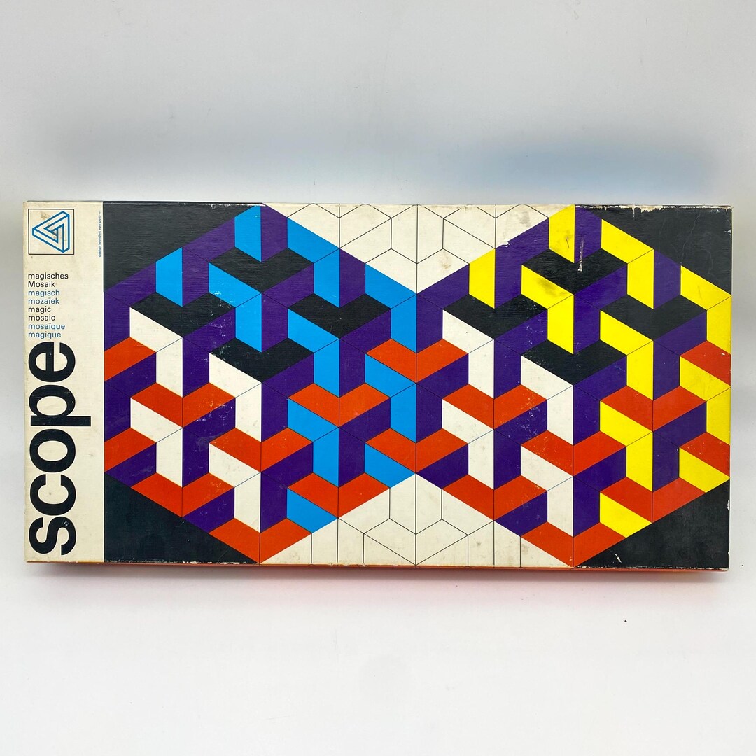 Vintage Scope Magic Mosaic Puzzle Toy Made in Holland - Etsy