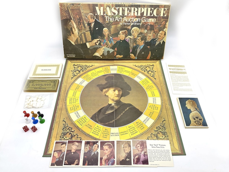 Vintage Canadian Masterpiece Board Game From 1970 Complete With All ...