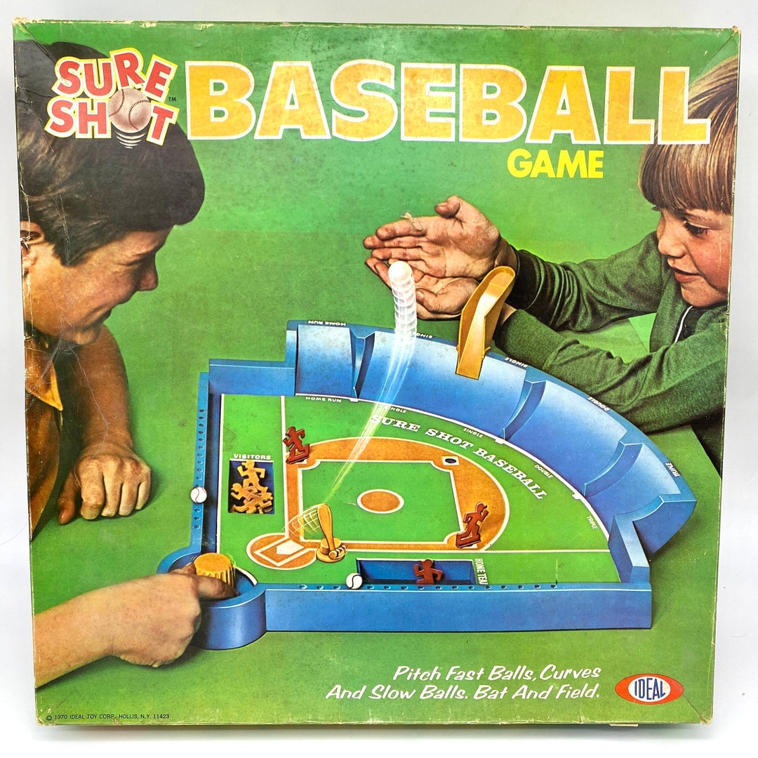 Vintage Sure Shot Baseball Game by Ideal From 1970 - Etsy