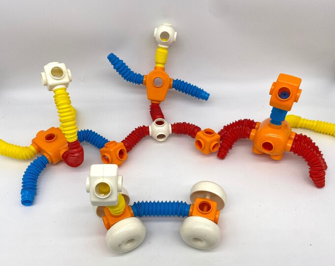 Vintage 1980s Popoids Toy by Tomy ~ 33 Pieces Total - Etsy