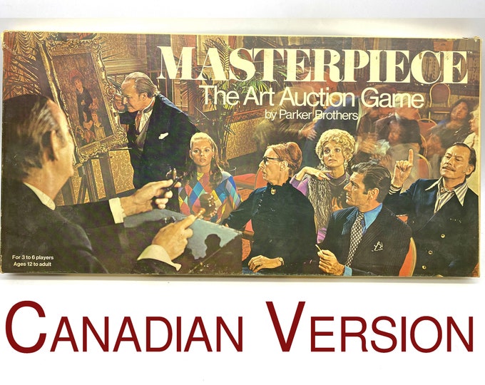 Vintage Canadian Masterpiece Board Game From 1970 Complete With All ...