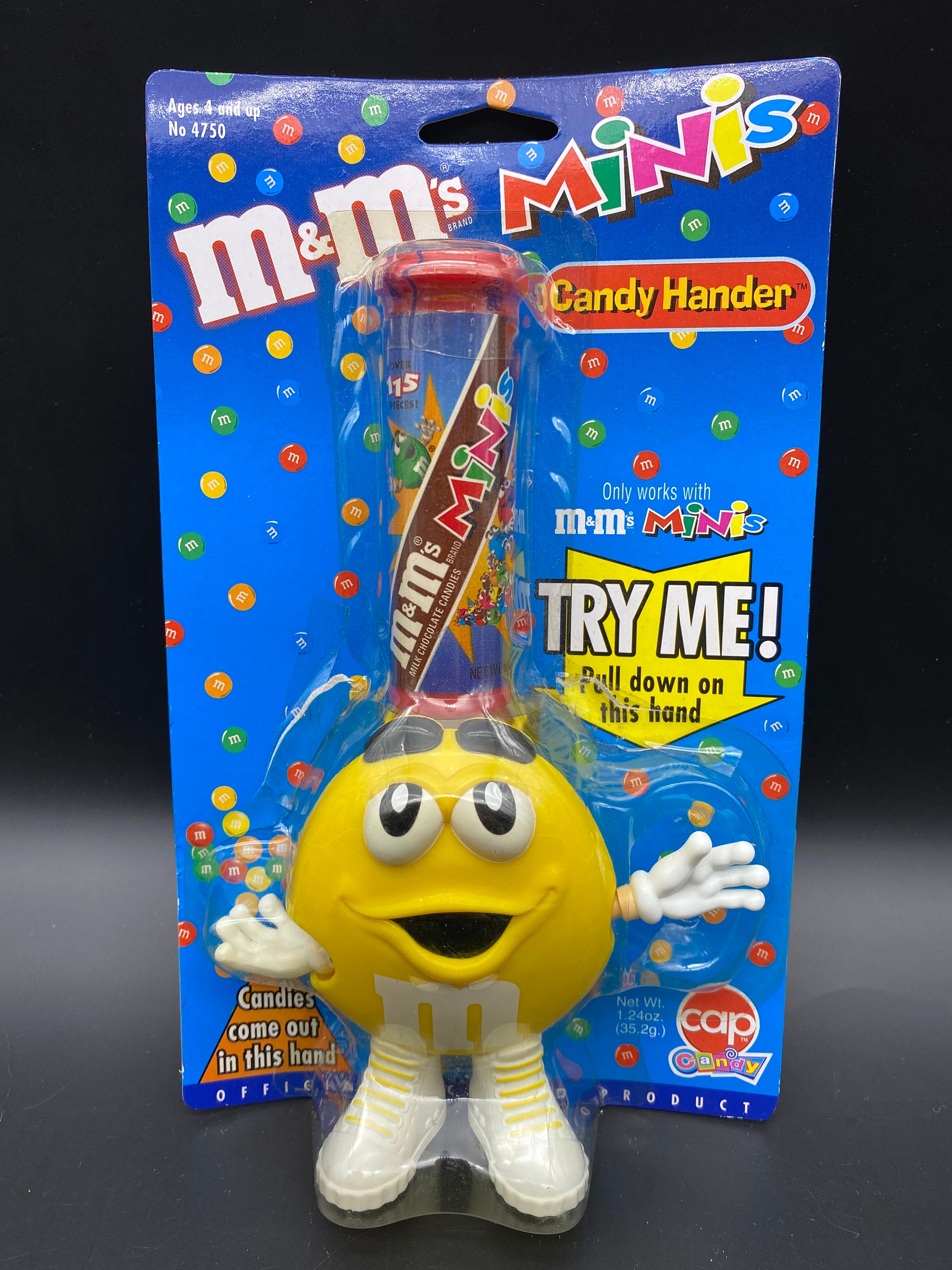 Vintage Yellow M&M Candy Hander Dispenser Sealed in Package - Etsy