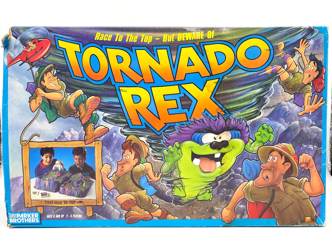 Vintage Tornado Rex Board Game by Parker Brothers From 1991 - Etsy