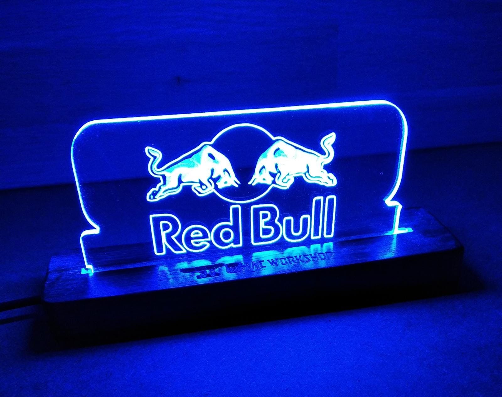 Cartel luminoso Redbull Energy Drink led lamp figure poster | Etsy