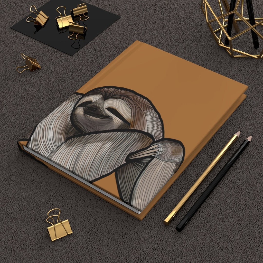 Sloth Hardcover Journal Matte - Etsy