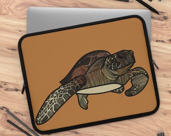 Turtle Laptop iPad Sleeve, Sea Turtle Laptop Sleeve, Cute Turtle Laptop ...