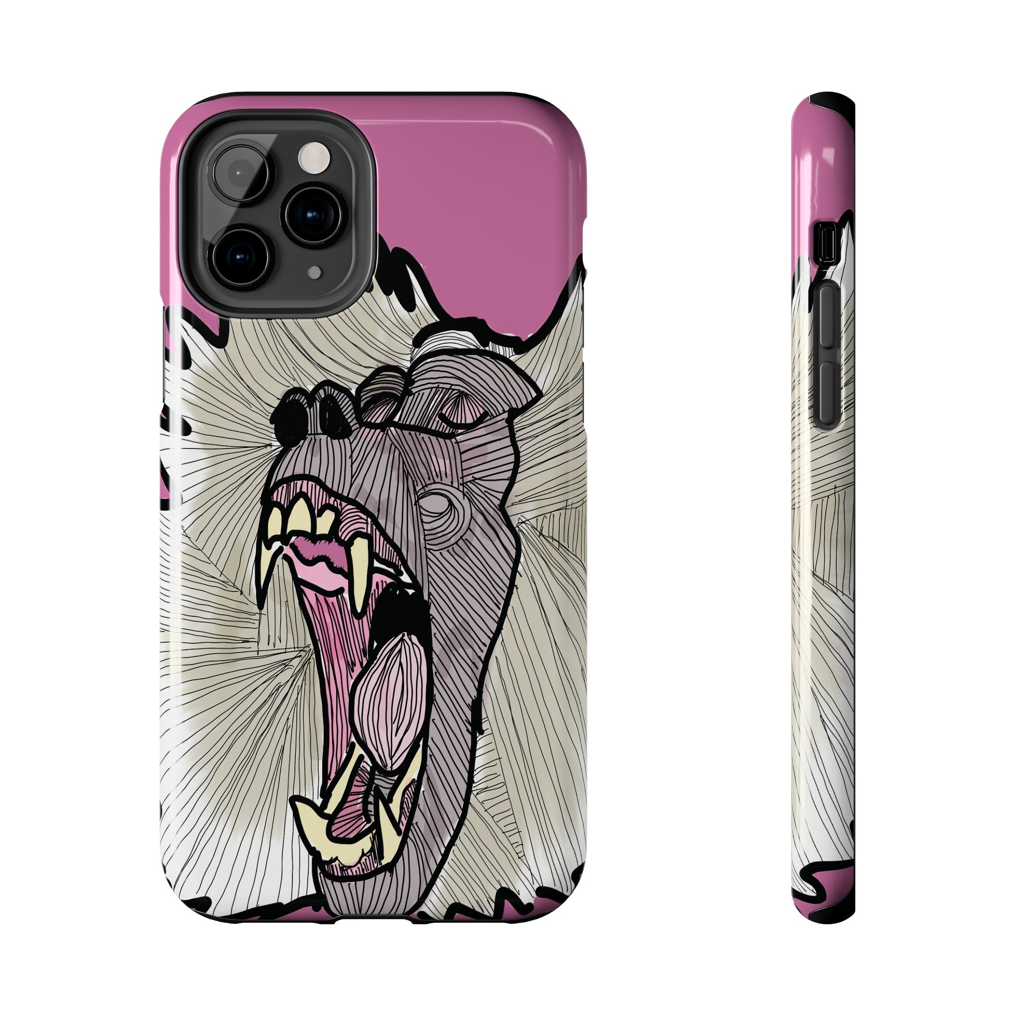 Baboon Wireless Phone Case - Etsy