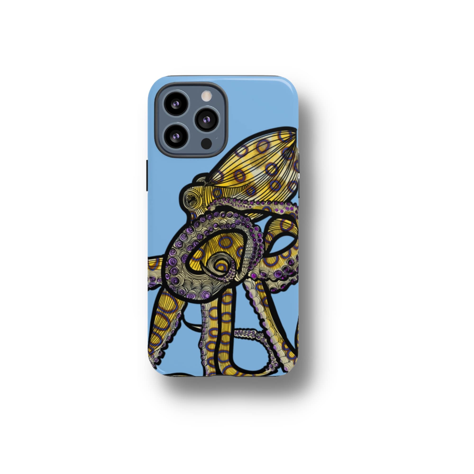 Blue Ringed Octopus Phone Case, Different Phone Cases for iPhone ...