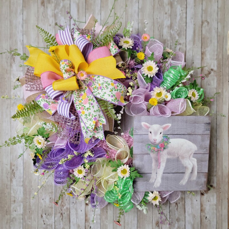 Easter Lamb Decor - Etsy