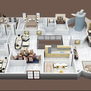 3D Floor Plan Rendering, Interior Design, Home Design, House Plans ...