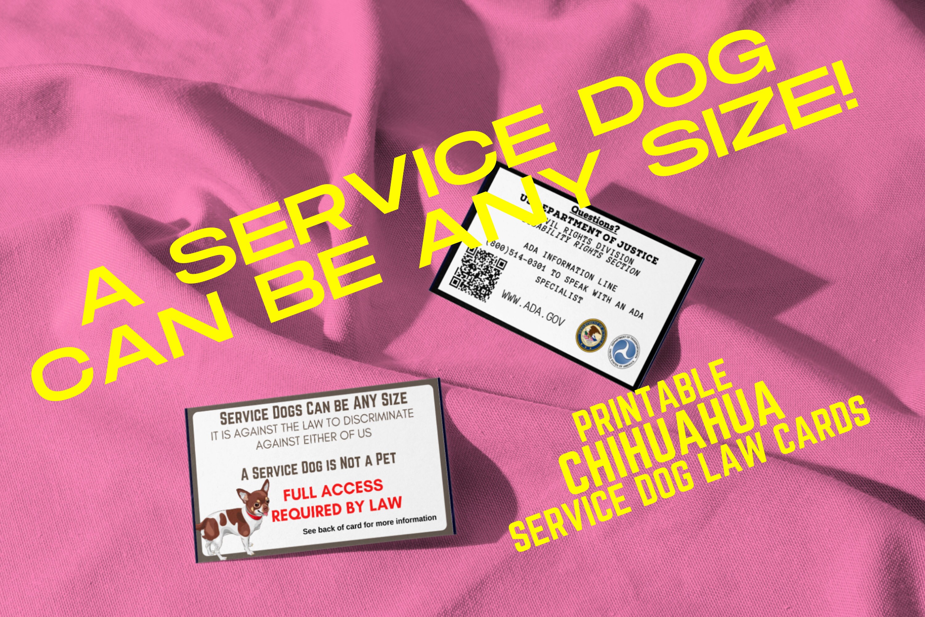 Service Dog Ada Law Cards | atelier-yuwa.ciao.jp