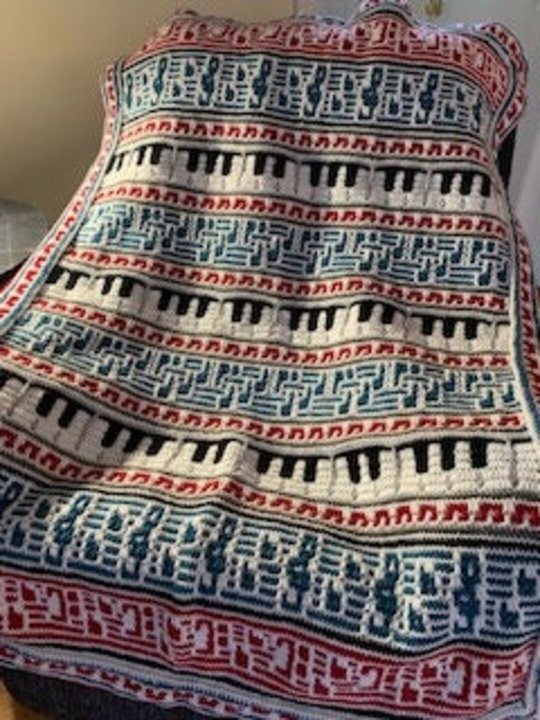 Crochet Pattern - Piano Keys Mosaic How Great Thou Art - Etsy