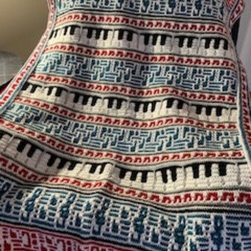 Crochet Pattern Music Mosaic How Great Thou Art - Etsy