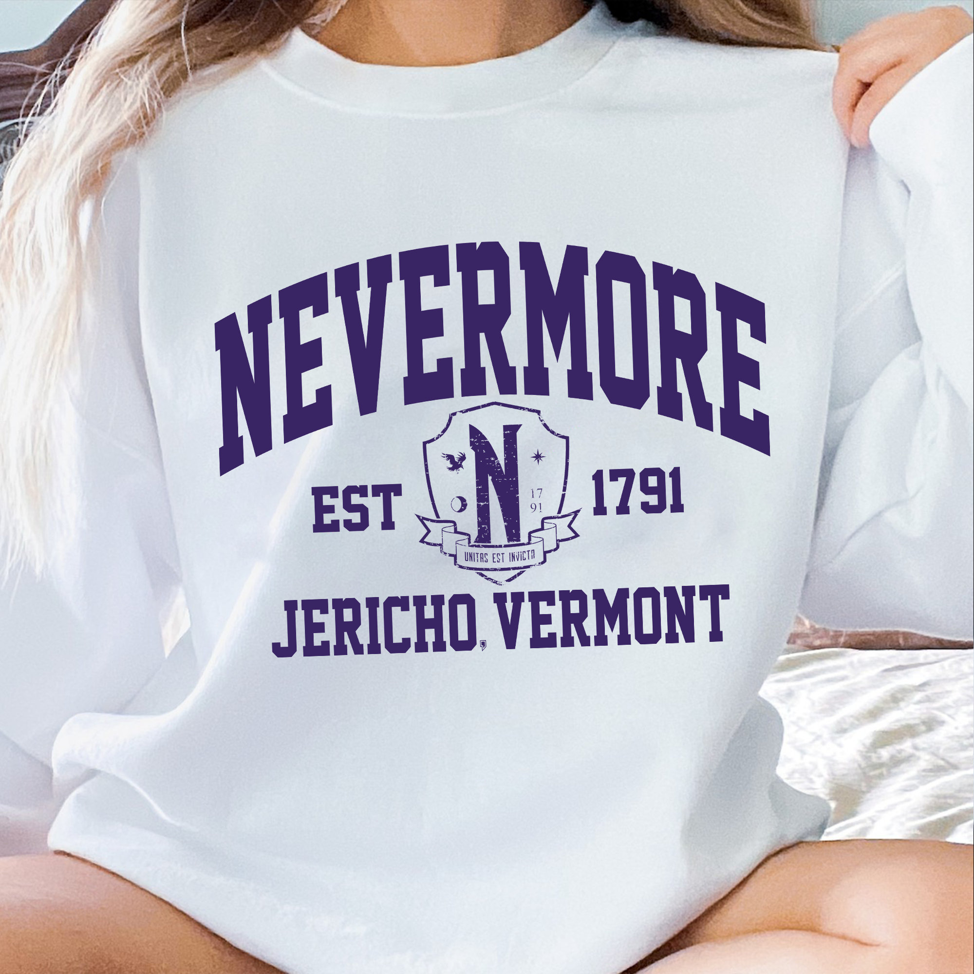 Nevermore Academy Sweatshirt, New 2022 TV Series sold by ChaZhan | SKU ...
