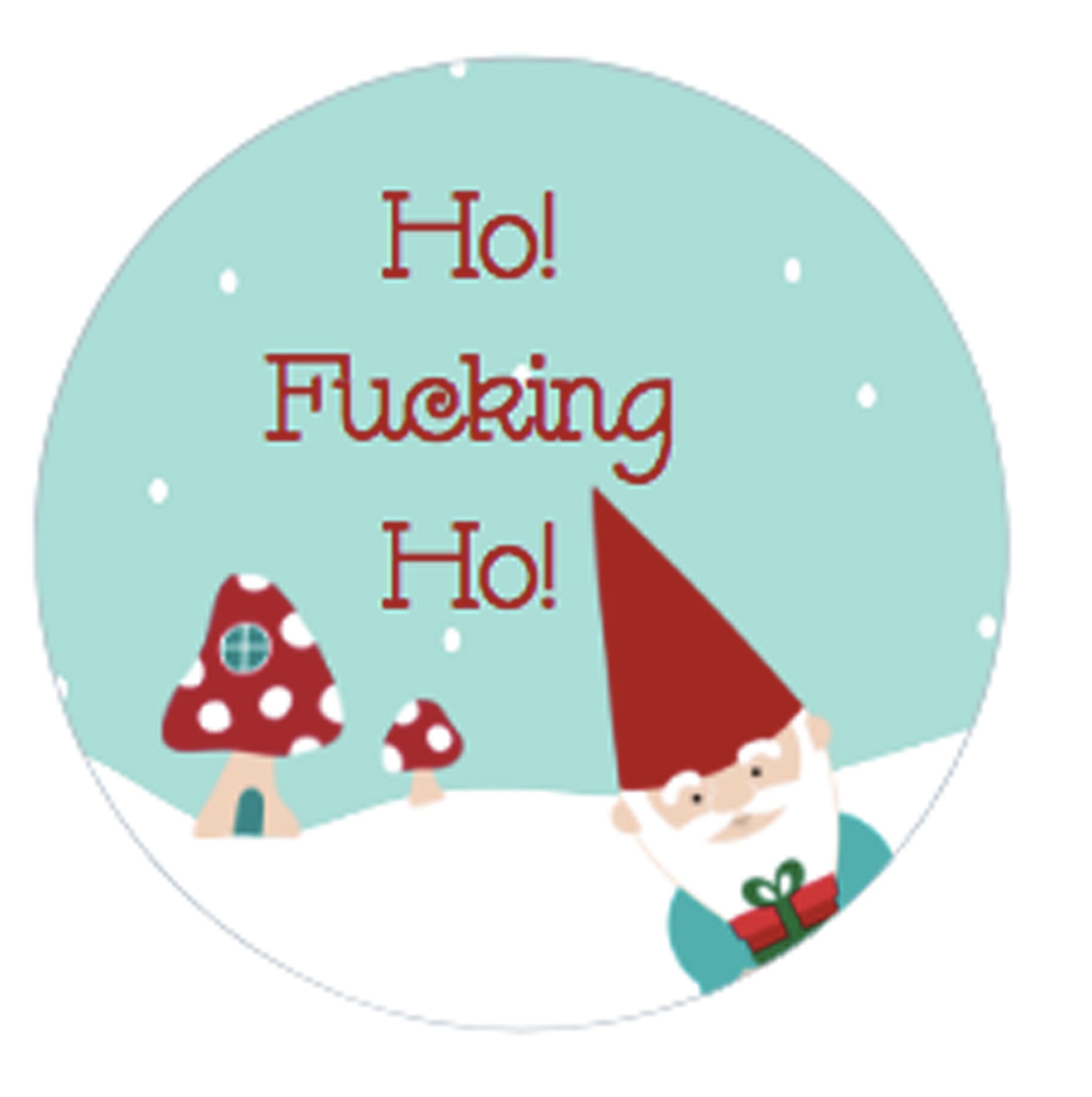 Rude Christmas sticker sheet 24 adult Stickers 4cm rude | Etsy