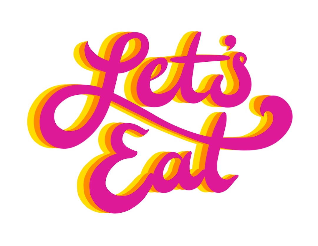 Let’s Eat Printable - Etsy