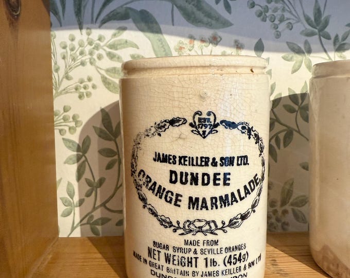 Vintage James Keiller & Son Ltd Dundee Marmalade Pot – Rare Brown ...