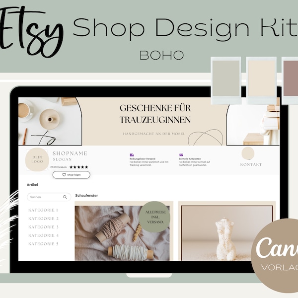 Shop Design - Etsy