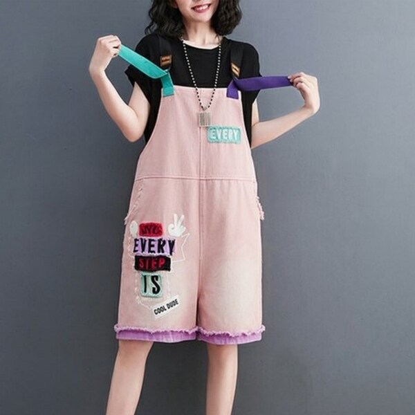 Monogram Jean Shorts - Etsy