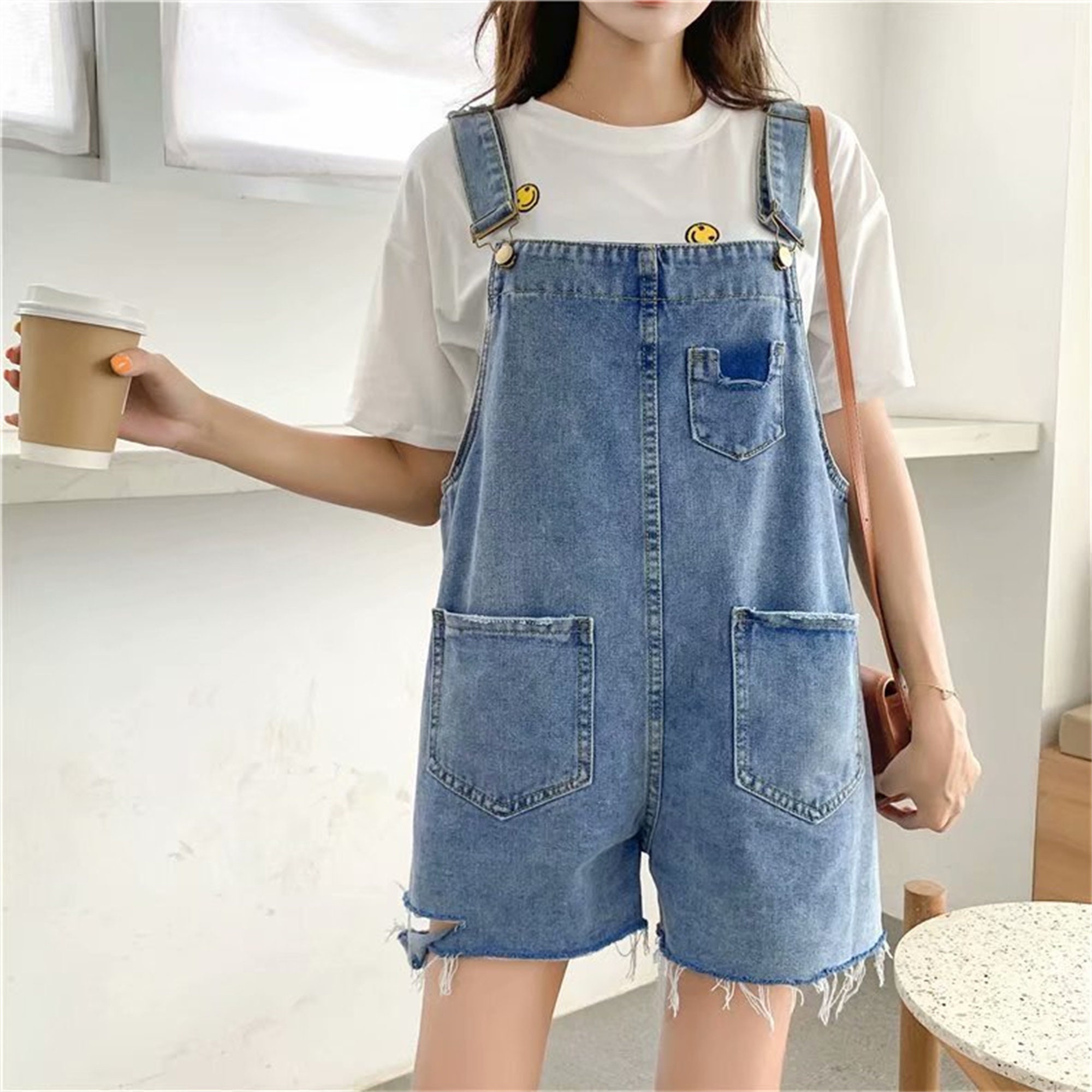 Jeans Overall Shorts Plus Size Overalls Baggy Overalls - Etsy