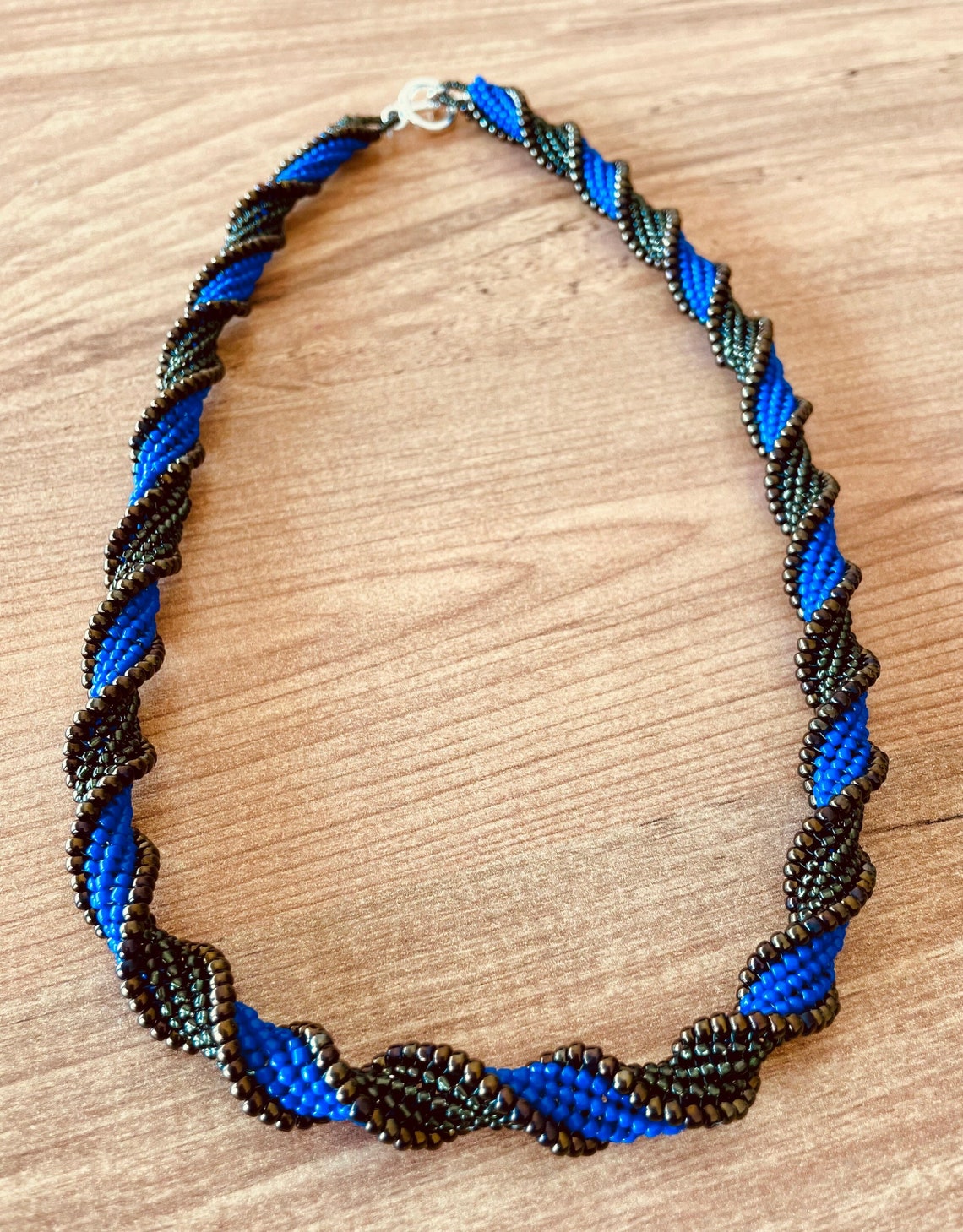 Spiral Herringbone Rope Necklace Tutorial - Etsy