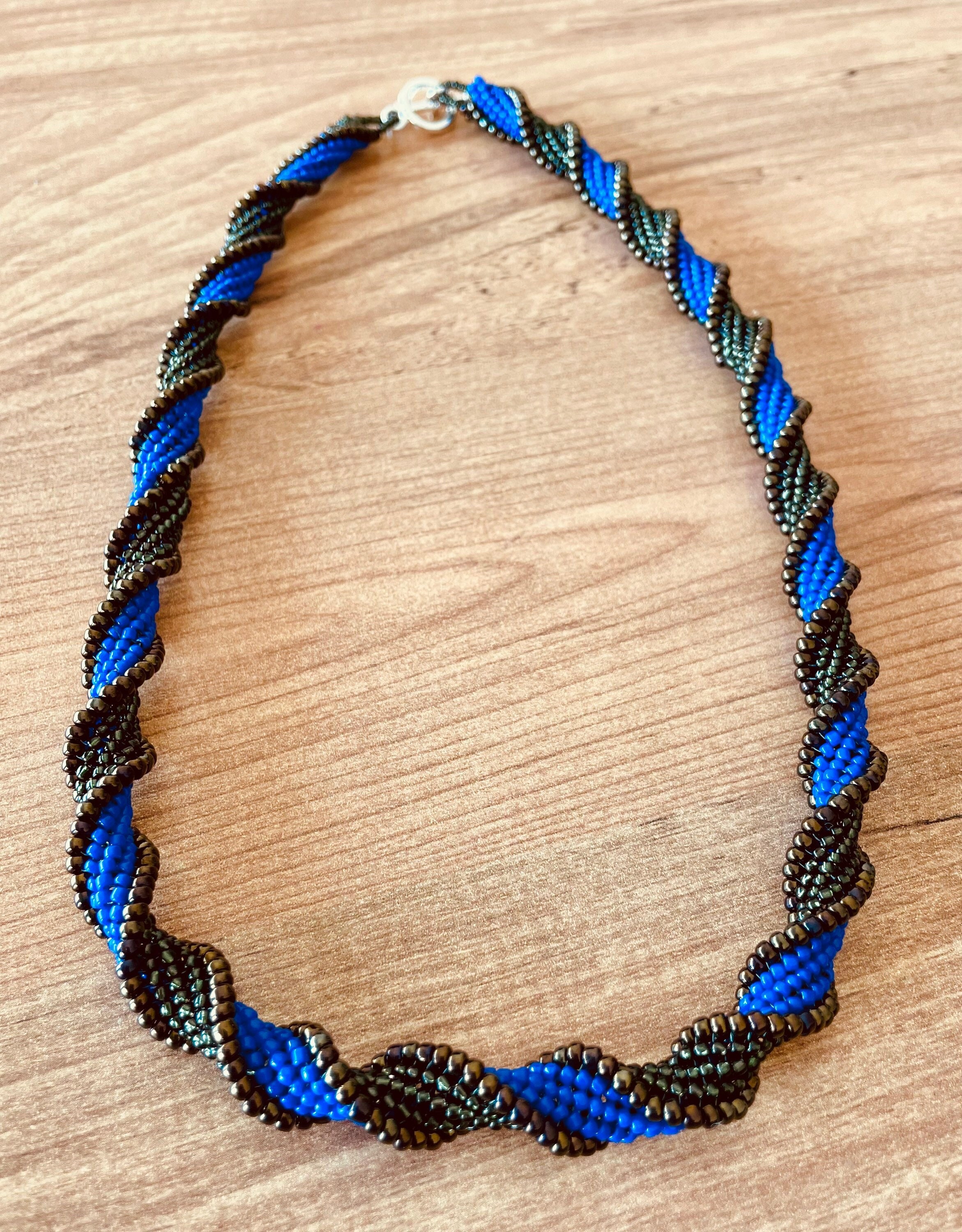 Spiral Herringbone Rope Necklace Tutorial - Etsy